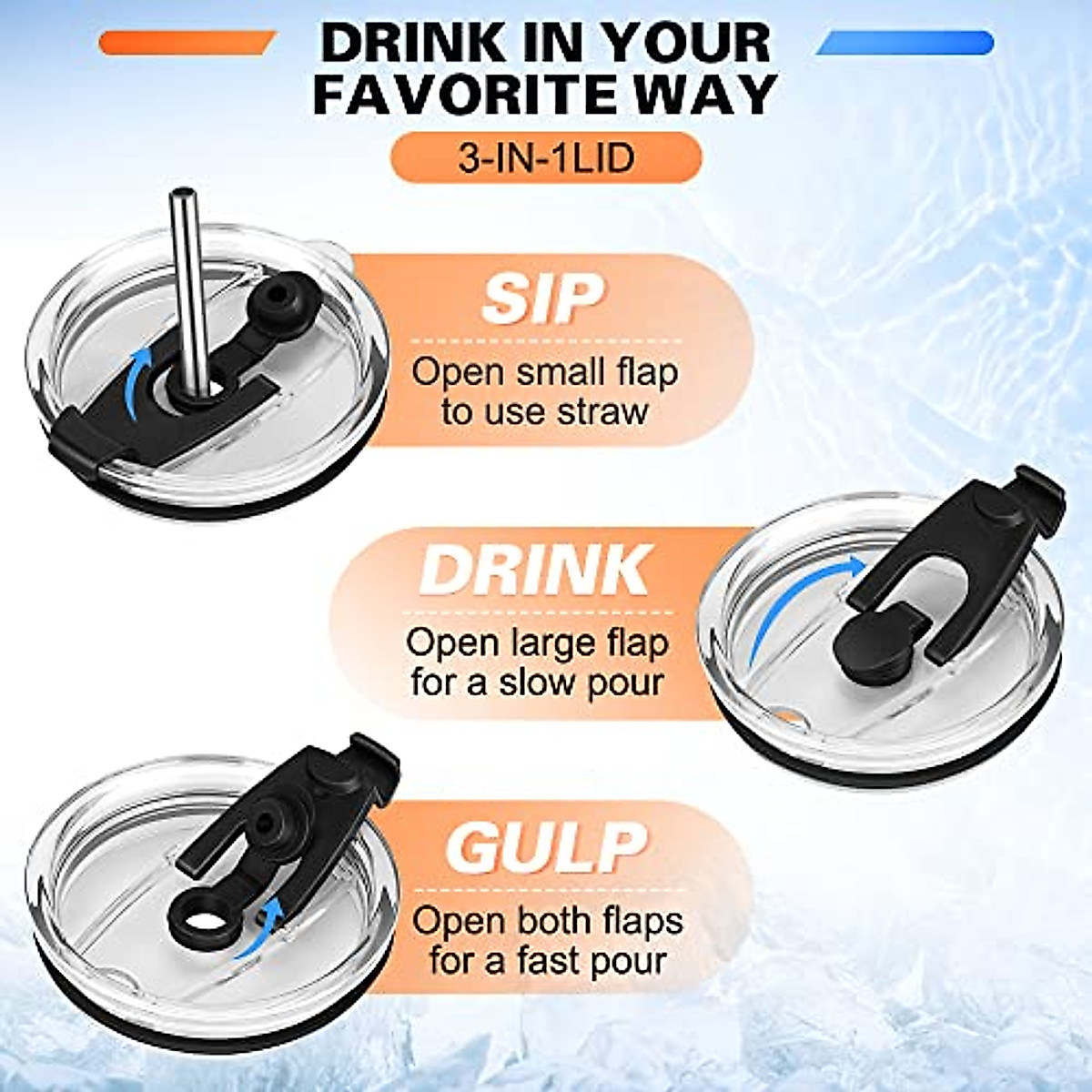 BesWin 40 oz Tumbler with Handle and Straw, Stainless Steel Vacuum Insulated Tumbler with Straw Lid - Travel Coffee Mug Iced Coffee Cup - Keeps Cold for 36 Hours, Leakproof - 40 oz, Pale Pink