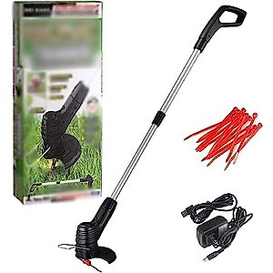 Handheld Grass Trimmer Cordless,Rechargeable String Trimmer, Household Wireless Handheld Lawn Mower, Garden Trimmer Weeder, 5V/2000MAH Lithium Battery