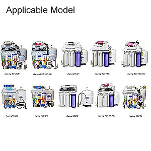 FS-TFC Reverse Osmosis Membrane 50 GPD Replacement Filter RO Membrane Universal Compatible Replacement RO Fits Residential Water Filter Purifier 1-Pack