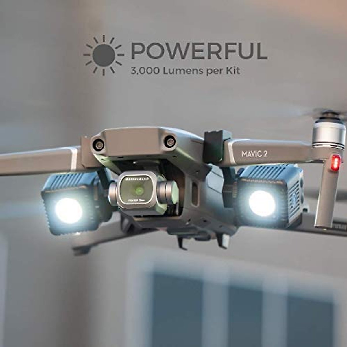 Lume Cube - Lighting Kit for DJI Mavic 2 Pro & Zoom - Compact LED lamp & flash in one - Controllable via Bluetooth app - Easy to attach - for beginners and advanced photographers