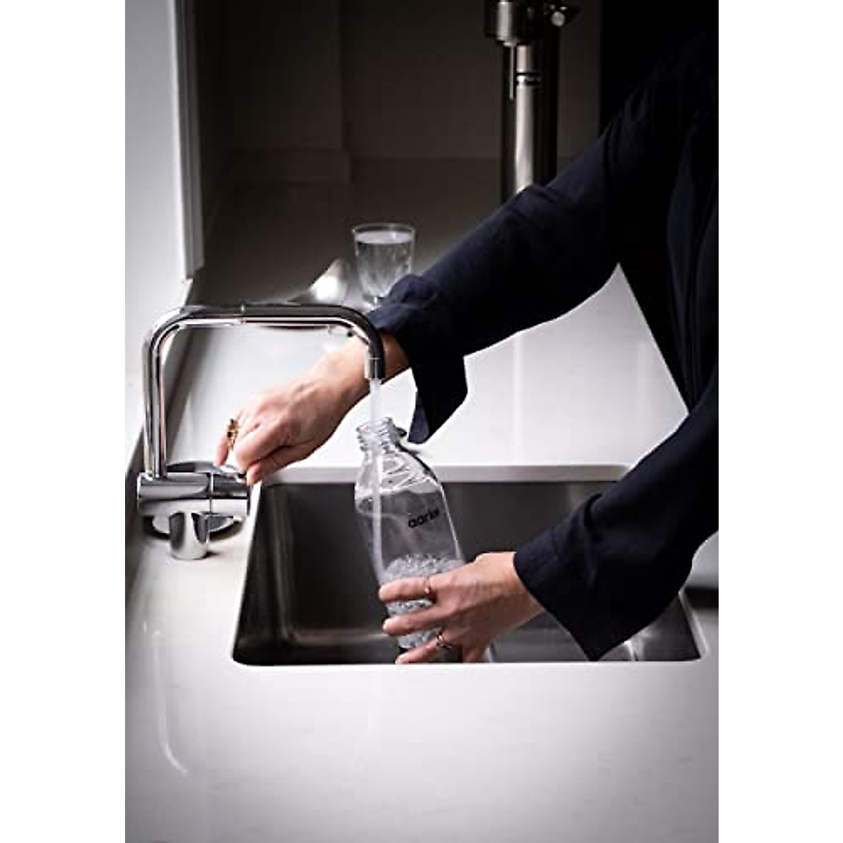 aarke Extra PET Stainless Steel 1L bottle (for use Carbonator)