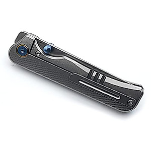 Miguron Knives Pagos II Folding Knife 3.25" M390 Blade Titanium Handle Pocket Knife MGR-607TGYII