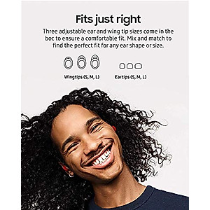 Urbanx Street Buds Plus True Wireless Earbud Headphones for Samsung Galaxy - Wireless Earbuds w/Noise Isolation (US Version with Warranty)