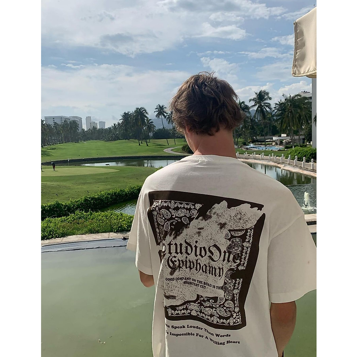 Aelfric Eden Graphic Tees Y2K Vintage Tee Shirt Oversized Streetwear T Shirts Streetwear Unisex Casual Summer Tops Apricot