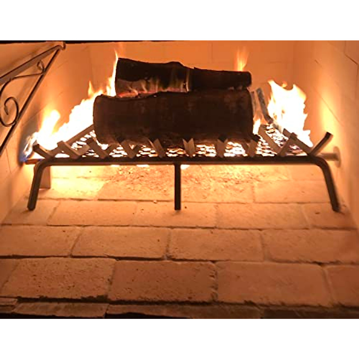 EasyFirePits 36 Inch Stainless Steel Lifetime Warranted Gas Fireplace Replacement Burner Straight END-FED Gas Log Lighter