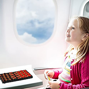 Charniol Magnetic Travel Chess Set Checkers with Portable Folding Chess Board Educational Toys for Family Board Games, 2 Pcs (Stylish Style)