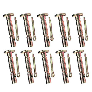 MDAIRC Shear and Hair (Cotter) PINS 738-04124(A), 714-04040, 738-04124A for MTD Cub Cadet Troy-Bilt Snowblowers, 10 PCS Pack