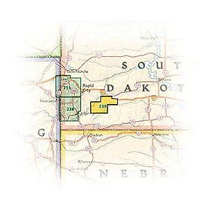 Badlands National Park: South Dakota, USA Outdoor Recreation Map (National Geographic Maps: Trails I