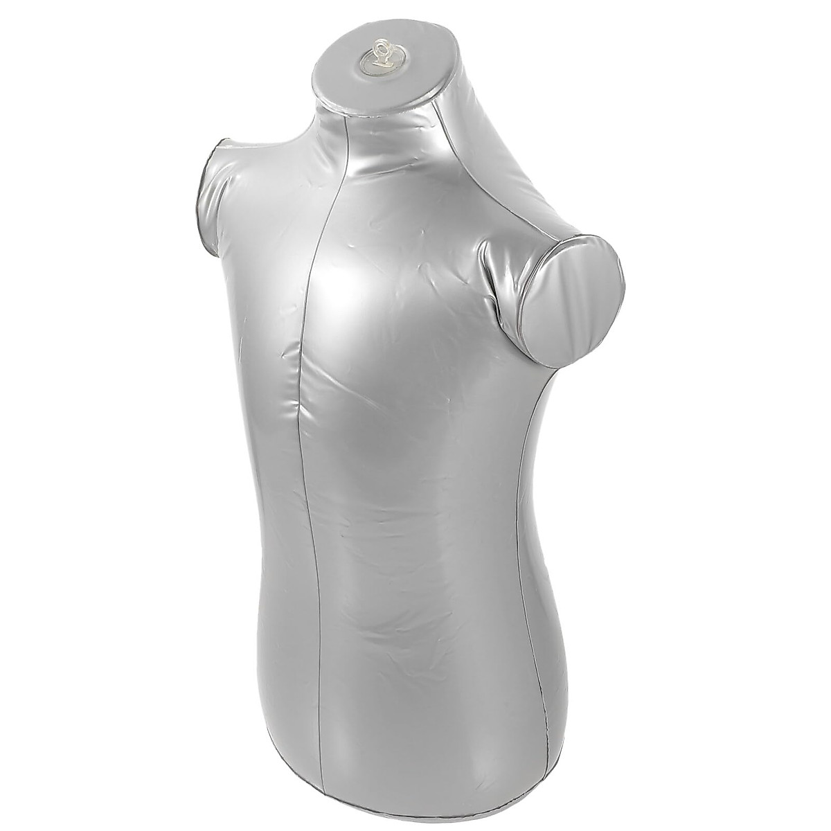 Healifty Plastic Hangers Inflatable Mannequin Half Body Armless Torso Shirt Dress Form Display Dummy Model Blow up for Clothes Display Retail Body Display Inflatable Costume