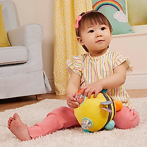 B. Sensory Plush Bumble Bee Baby ,Sensory Baby Toy – Bumpy Plush Bee with Fun Features, Interactive Play, Bumps, Colors, Textures & Sounds, Toys for Infants, Babies,Fuzzy Buzzy Bee – 0 Months +