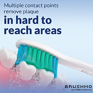 Brushmo SimplyClean and ProResults Compatible for Philips Sonicare Replacement Toothbrush Heads HX6013 HX6015 Exceptional Clean for Better Gum Health and Removes More Plaque, White, BM618, 8pk