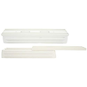 HOME-X Sliding Pot and Pan Lid Organizer, Cabinet and Drawer Storage for Kitchen Supplies, Cutting Boards Organizer-(19” L)