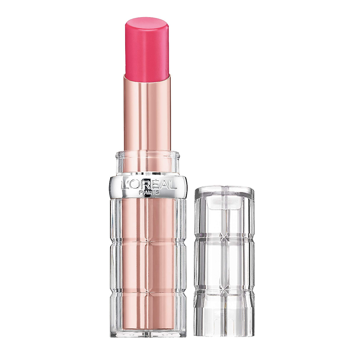 L'Oreal Paris Makeup Colour Riche Plump and Shine Lipstick, for Glossy, Radiant, Visibly Fuller Lips with an All-Day Moisturized Feel, Pitaya Plump, 0.1 oz.