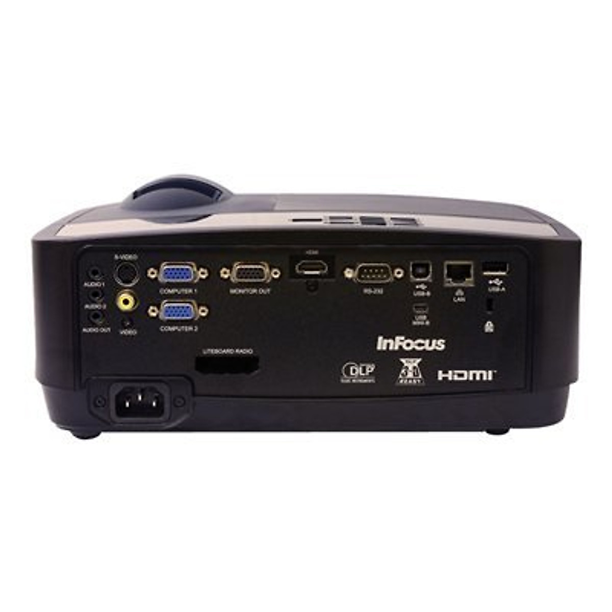 InFocus IN2126a 3D Ready DLP Projector, 720p, HDTV, 16:10, 1280 x 800, WXGA, 15000:1, 3500 lm, HDMI/USB/VGA In, Speaker, Ethernet (InfocusIN2126a ) by InFocus
