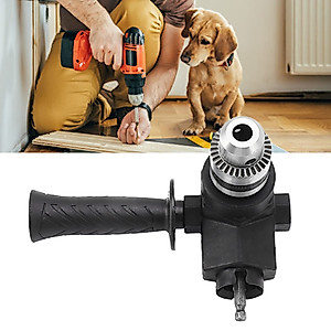 Right Angle Bend Extension 90 Degree Professional Cordless Drill Attachment,Right Angle Drill Attachment Right Angle Drill Adapter Attachment for Tight Corner space