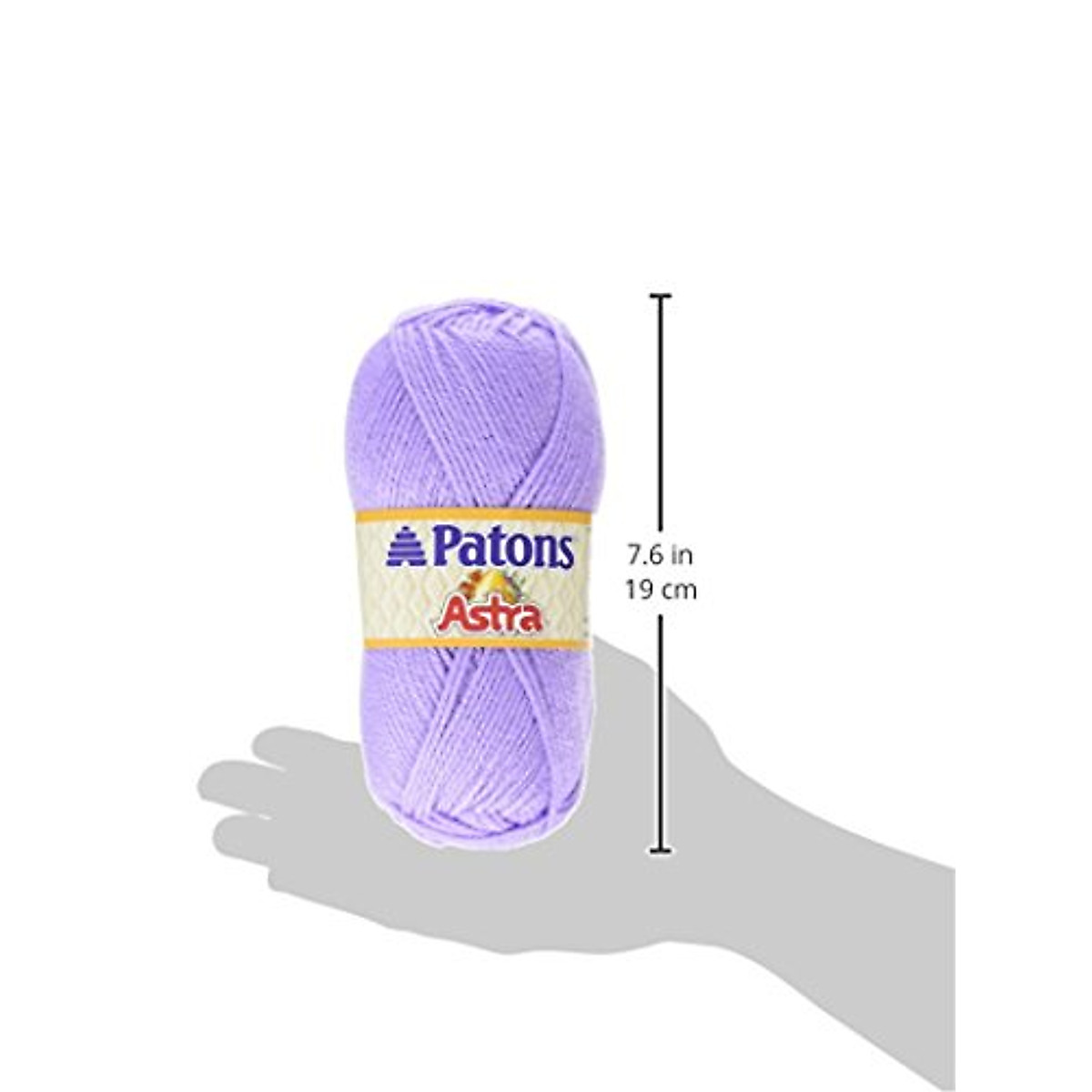 Patons 10017391 Yarn Pat Astra Hot Lilac, 1.75 oz, Multicolor