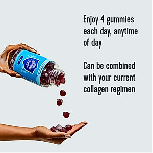 Vital Proteins Collagen Gummies, 2.5g of Clinically-Tested Collagen for Hair, Skin, Nails & Wrinkles, 120 ct Bottle, Pack of 2, Grape Flavor