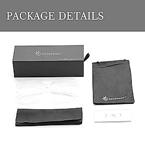 OPTOFENDY Fit over Blue Light Blocking Glasses, Large Anti Blue Light Glasses Fit over Prescription Glasses for Men Women
