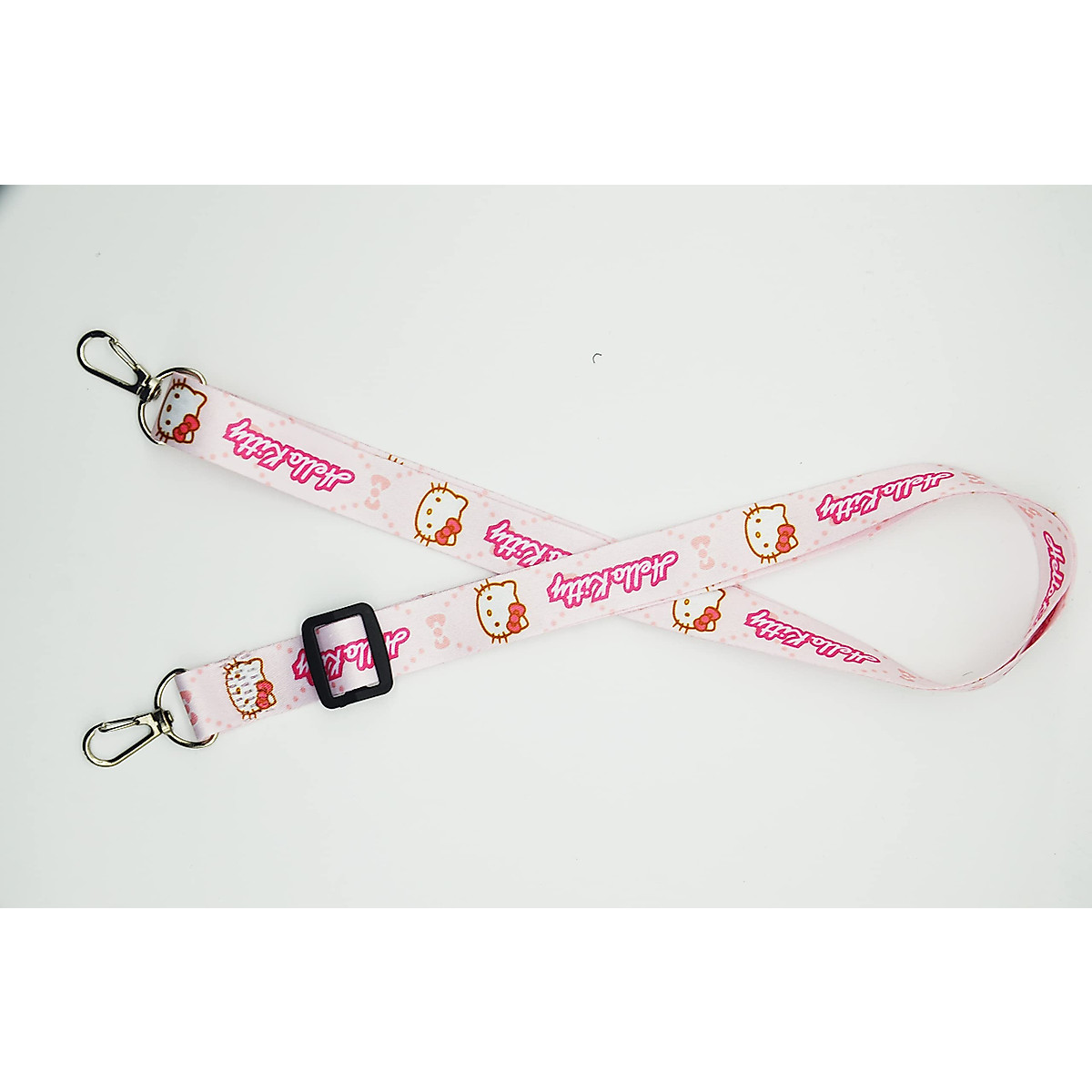 Kitty Cat Purse with Adjustable Lanyard And Stickers, Zipper Kitty Cat Wallet Kuluomi Crossbody Bag Shoulder Bag Coin Pouch Sanlio Accessories for Women