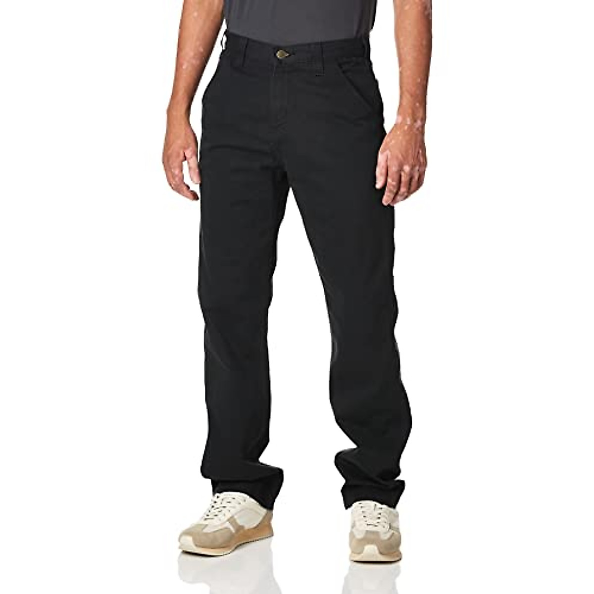 Carhartt Men's Relaxed Fit Twill Utility Work Pant, Black, 34W x 32L