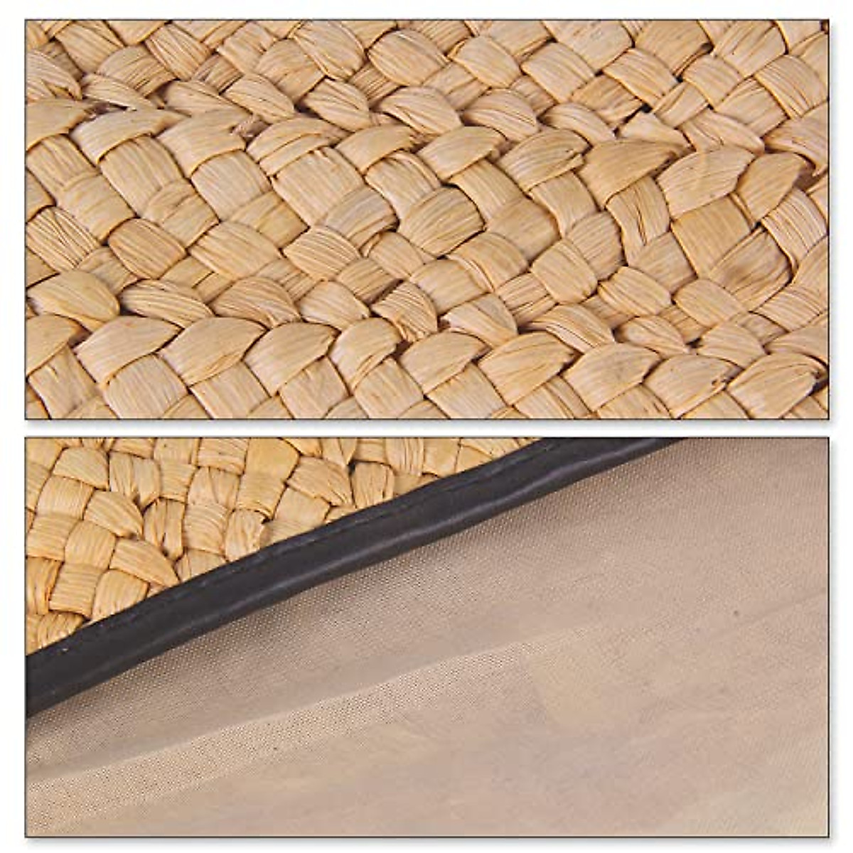 Freie Liebe Straw Clutch Purses for Women Summer Beach Bags Envelope Woven Clutch Handbags