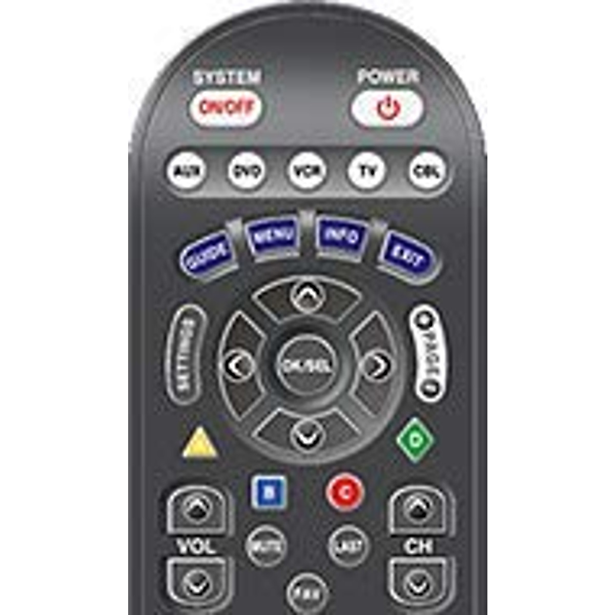 5-DEVICE UNIVERSAL BRIGHT HOUSE REMOTE CONTROL DIGITAL HD DVR UR5U-8780L-BHI