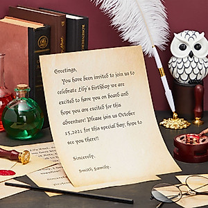 Best Paper Greetings 48 Pack Vintage Style Stationery Paper and Envelopes Set, 96 Piece Stationary Set for Writing Letters, Party Invitations, Scrapbooking, Penpal, Calligraphy (8.5 x 11 Inches)