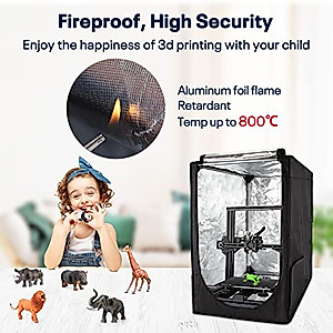 YOOPAI 3D Printer Enclosure, Constant Temperature 3D Printing Enclosure for Creality Ender 3, Ender 3 pro, Ender 3 v2, Elegoo, Anycubic, 25.6“x21.6"x29.5"