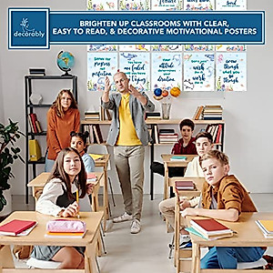 15 Ocean Themed Classroom Decor, 11x14in Under the Sea Classroom Decorations, Ocean Classroom Posters, Under the Sea Classroom Theme, Under the Sea Posters for Classroom, Under the Sea Classroom Decor