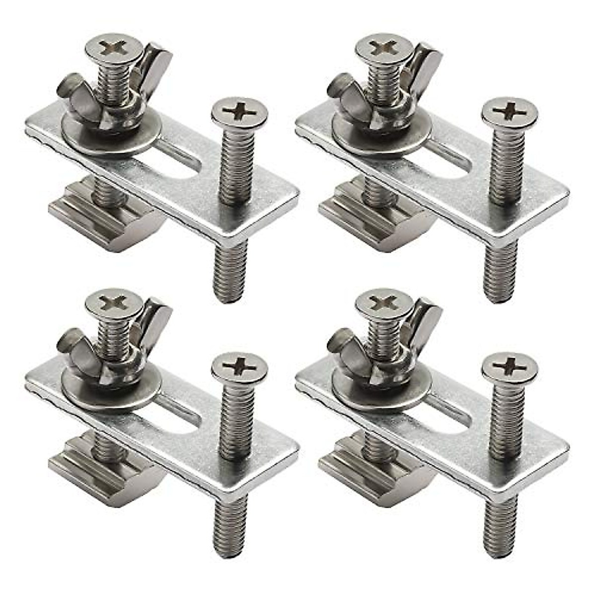 Genmitsu 4PCS T-track Mini Hold Down Clamp Kit, Compatible with 3018-PRO/3018-MX3/3018-PROVer CNC Router Machine