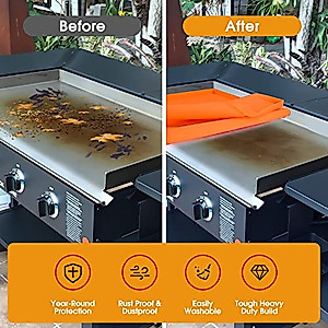 36" Silicone Griddle Mat for Blackstone 36 Inch Griddle, Heavy Duty Griddle Buddy Mat Blackstone Griddle Top Protective Cover Accessories, Protect Flat Top from Rodents, Insects, Debris & Rust