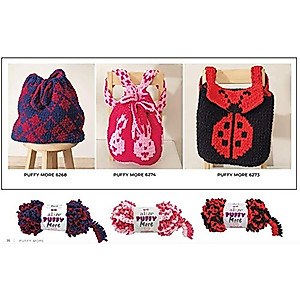 Alize Puffy More ,2 Skeins 10.58 Oz 24 Yds 100% Micropolyester ,Loop Yarn, Blanket Yarn, Velvet Yarn, Easy Knitting Yarn, no Hook , no Needle, New Yarn, Puffy Yarn, Bulky, Baby Yarn, Finger (6274)