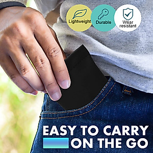 Glasses Case Squeeze Top Sunglasses Sleeve Pouch Leather Case Soft Slip in Eyeglasses Holder (4 Pack)