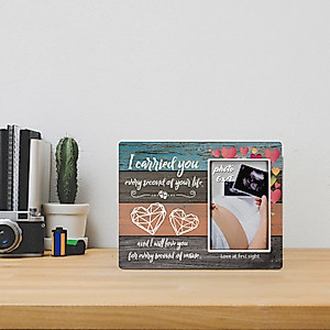 Miscarriage Picture Frames for Pregnancy Loss, Sonogram Memorial Photo Frame for Baby Loss Remembrance Keepsake - F001