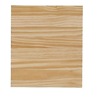 Linon Home Decor Products Corinne Six Drawer Storage, Natural Rolling Cart