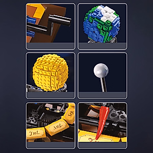 MISINI Solar Systm Building Kit,865/pcs MOC CADA Master C71004W Bricks for Kids and Adults,Contains Moon Earth and Sun Orrery Model（Designer: JK Brickwords）