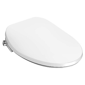 Smart Toilet Seat - Electronic Bidet Seat - Hot Water Bidet Toilet - Night Light - Tankless - Air Dryer