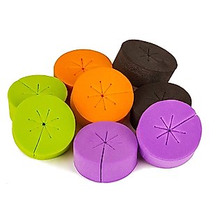 Rlioy 40 Pack Cloning Collars Inserts Premium Grade Foam, Fits 2 Inches Net Pots, for Hydroponics, Cloning, DIY Cloner and Clone Machines (40 Pack)