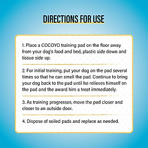 COCOYO Best Value Training Pads, 22" by 22", 100Count