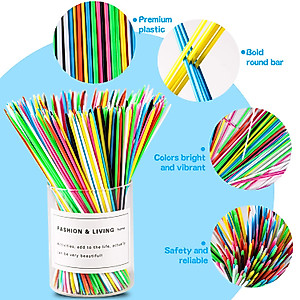 Pick Up Sticks - 240 Pieces Classic Pickup Sticks Retro Toys with 1 Black Bag for Family Fun Game Present
