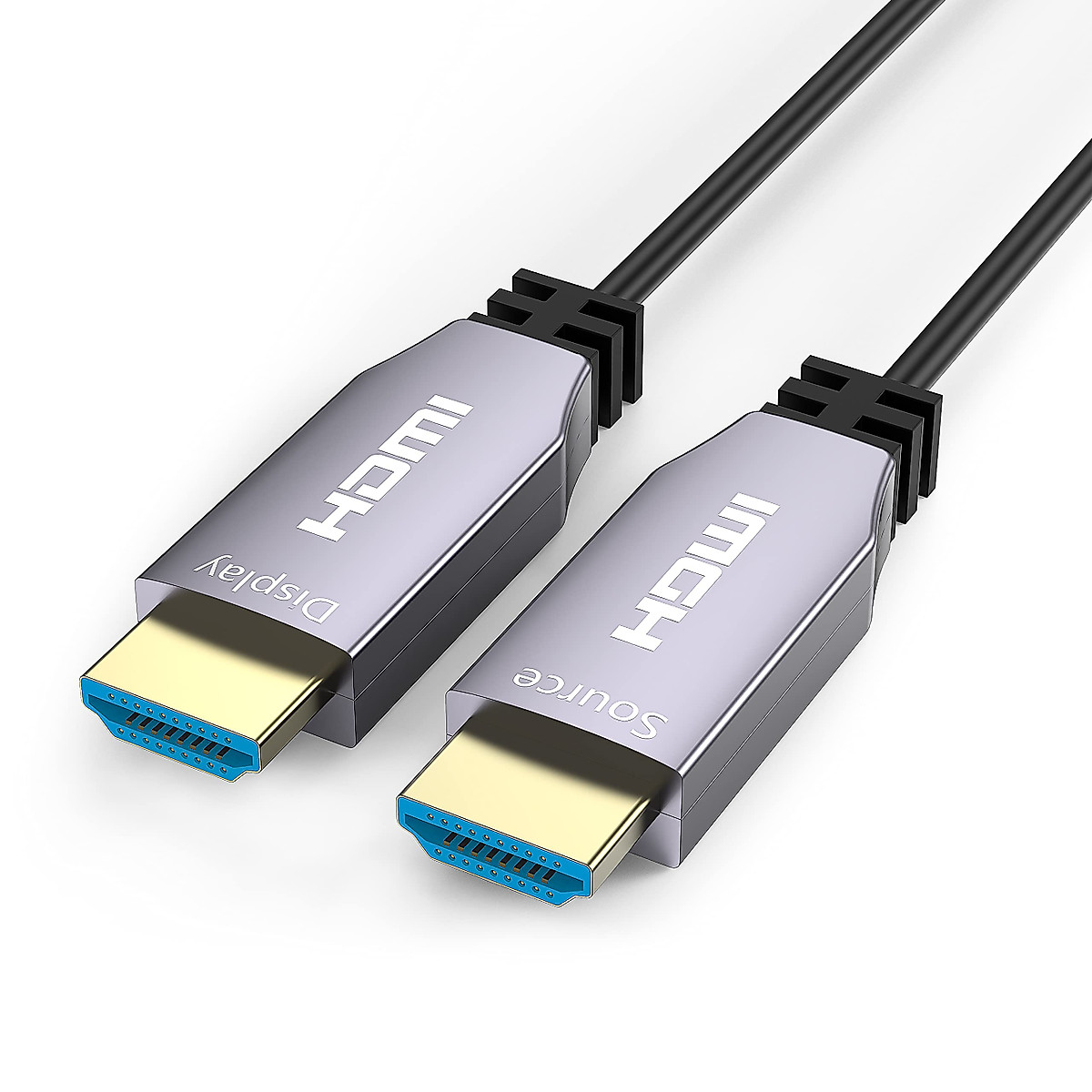 Fuwaderp HDMI Cable 100 ft/Fiber Optical High Speed 18Gbps UHD 4K HDMI Cable/Support 4K@60Hz,4:4:4,HDCP2.2,HDR10,ARC,3D,Dolby Vision,HEC,One Direction