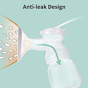 TOVVILD 22mm Breast Pump Parts, Double Bottles Backflow Protector, Compatible with TOVVILD Breast Pump, Spectra Breast Pump Accessories Replacement