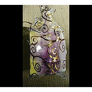 Ankirol 100pcs Sheer Organza Favor Bags for Wedding Baby Shower Rattan Print Gift Bags Samples Display Drawstring Pouches (4x6, Silver)