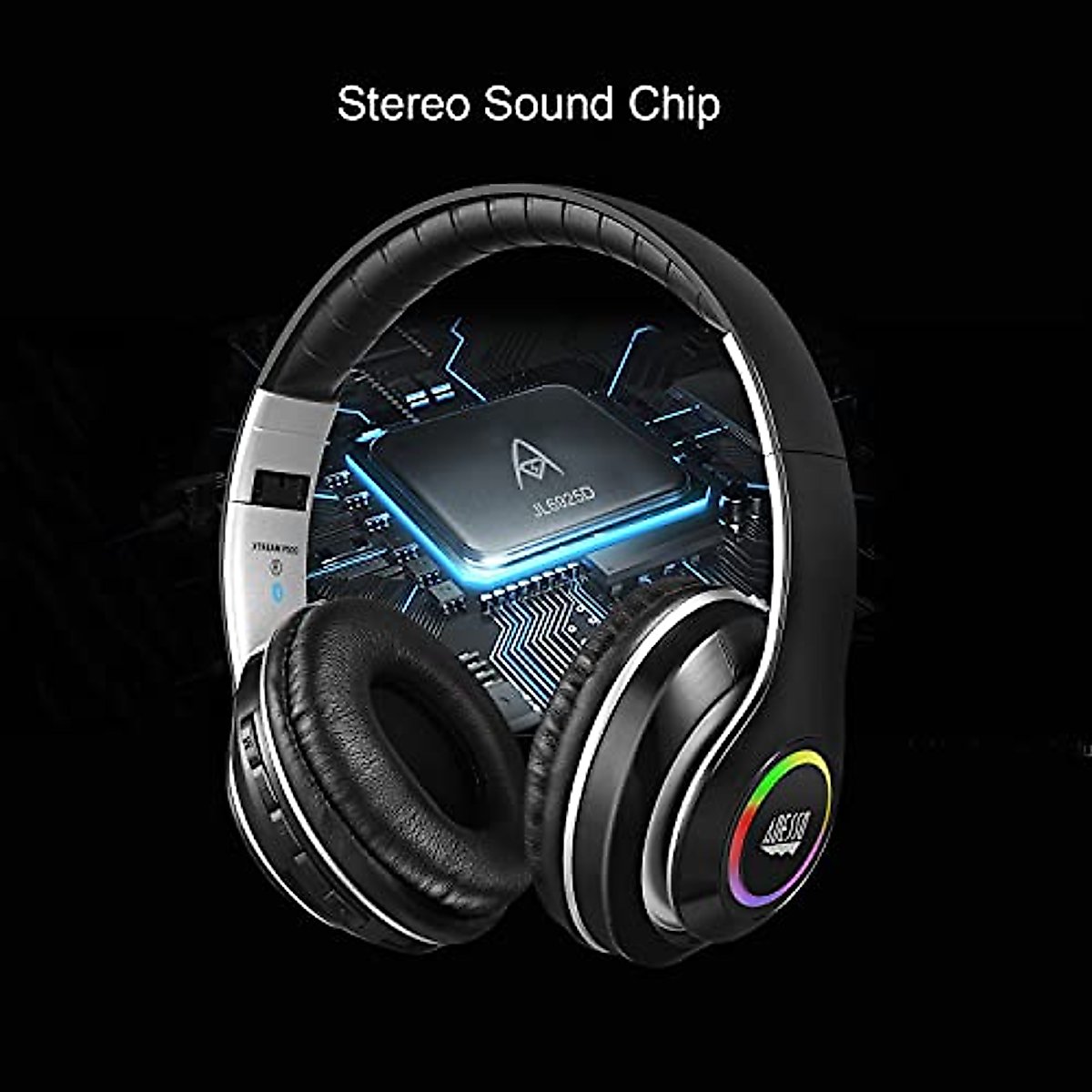 Adesso Bluetooth Headphone with Built-in Microphone Bluetooth 5.0+EDR