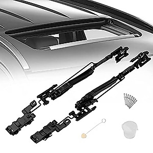 Sunroof Repair Kit Compatible with Ford F150/F250/F350/F450/Expedition Lincoln Navigator Mark LT Aftermarket Track Assembly Parts Replace# 02ESR1201ABK