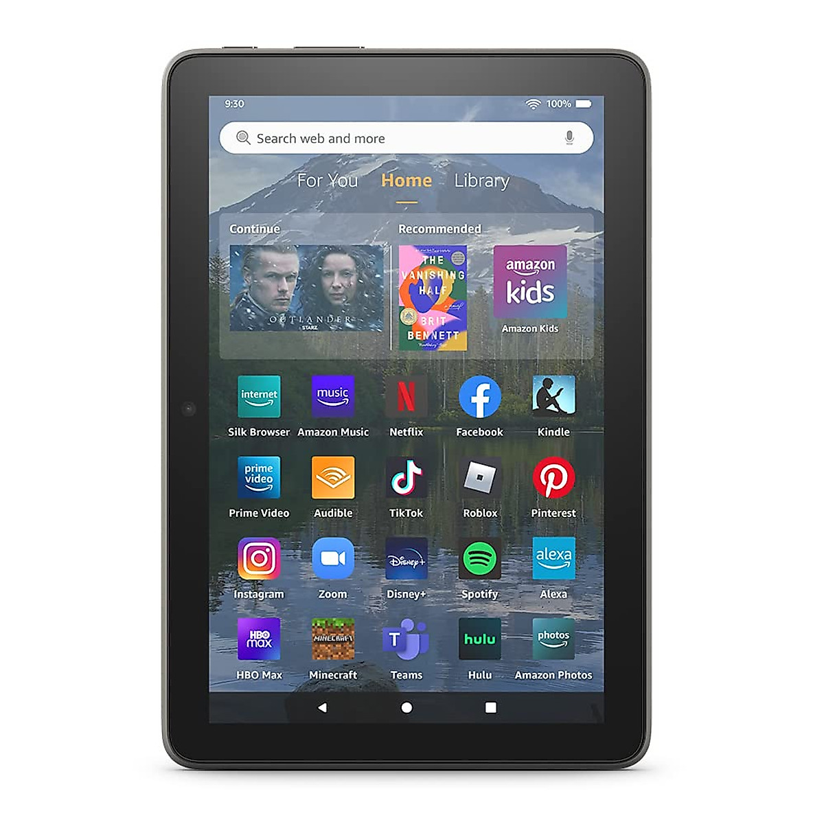 Certified Refurbished - Amazon Fire HD 8 Plus tablet, 8” HD Display, 32 GB, 30% faster processor, 3GB RAM, wireless charging, (2022 release), Gray