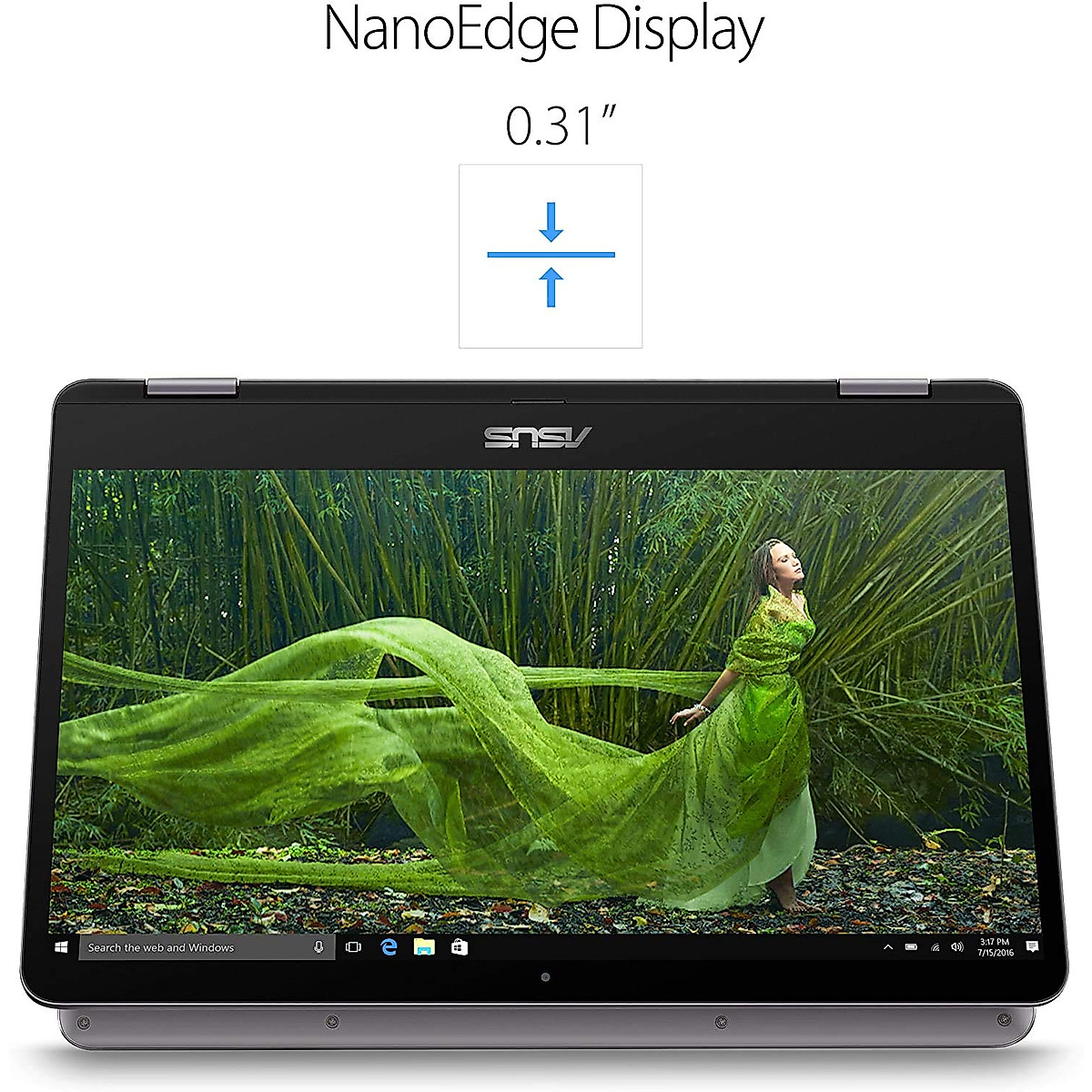 ASUS VivoBook Flip 14 2-in-1 Convertible Laptop, 14" HD Touchscreen Display, Intel Pentium Silver N5030 CPU, 4GB DDR4 RAM, 128GB Storage, Windows 10 Home in S Mode, Grey, TP401MA-AH21T