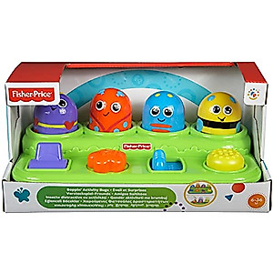Fisher-Price Brilliant Basics Boppin' Activity Bugs, Pop-Up Infant Toy [Amazon Exclusive]