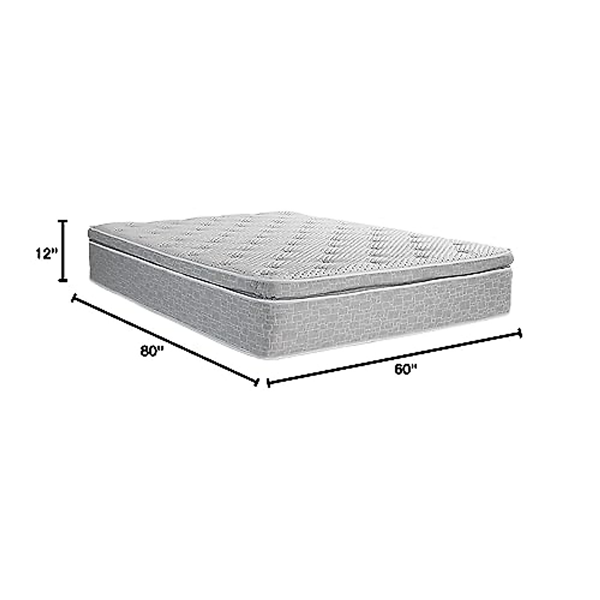 Tulo by Mattress Firm | 12 INCH Memory Foam Plus Coil Support Hybrid Mattress | Bed-in-A-Box | Plush Comfort | Queen