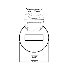 4" Clear Piano Caster Cups MADE IN USA for Grand Piano and Baby Grand Piano by Musicmaide 3 Pack tranparent virtually invisible